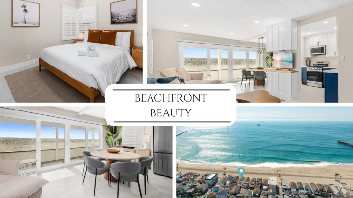 Brand New Remodel On The Beachfront W/ Ocean Views - Long Beach, CA