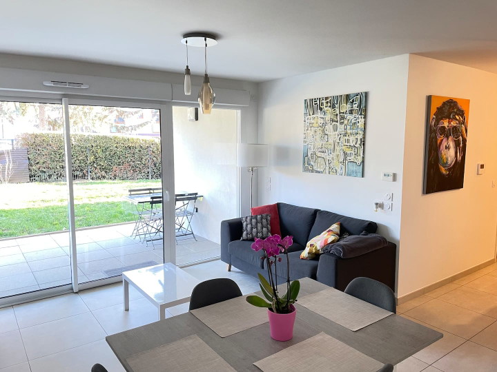 T3 65m2 - Jardin 70m2 - Parking Privé - Thonon-les-Bains