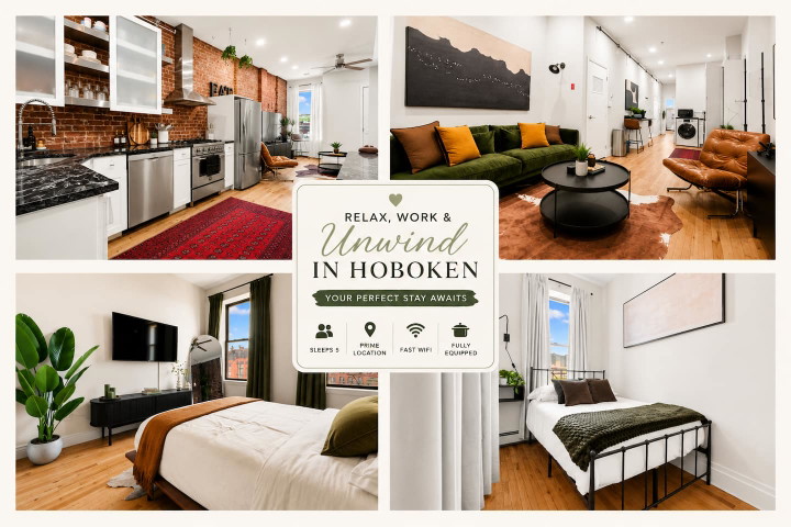 Chic Hoboken 2br | Sleeps 5 | Near Nyc & Path - Manhattan, NY