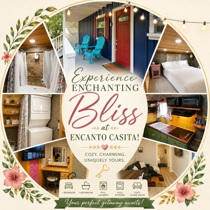 "Experience Enchanting Bliss At Encanto Casita!" - Cedar Creek, TX