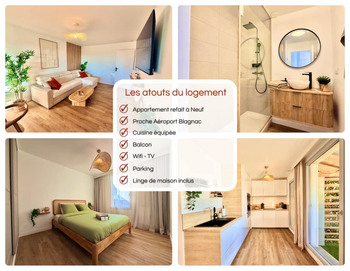* Cocon Toulousain * Balcon - Parking - Aéroport - Toulouse