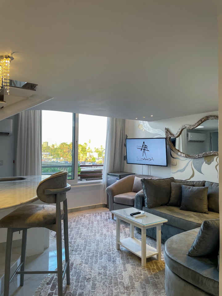 Ab N203 Chic & Minimalist Studio Direct Nile View - Cairo