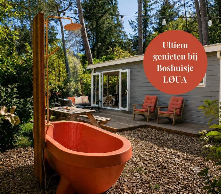 Romantisch Herfstboshuisje Met Luxe Buitenbad - Nunspeet