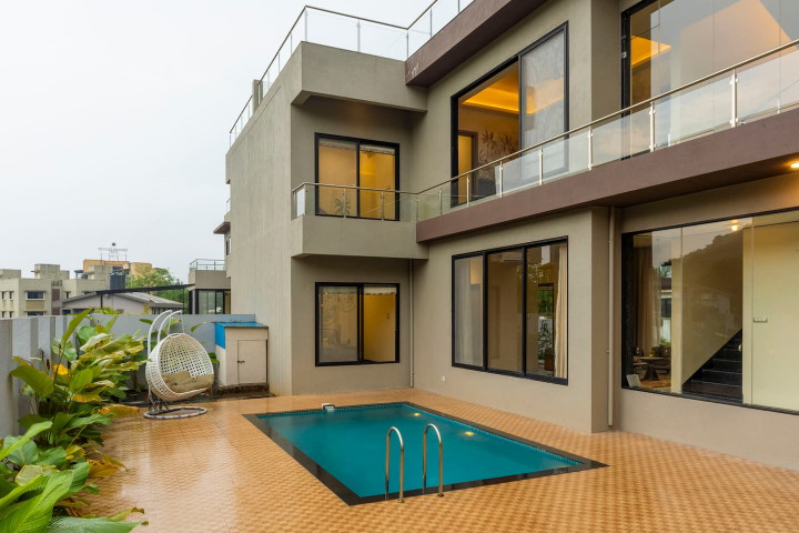 Aaramghar Stays - 4br Sierra Settle W/ Heated Pool - Khopoli