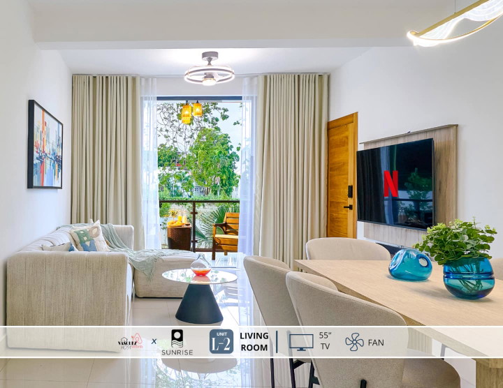 Condo @Sun-rise | 3br Fresh Style  Beach Steps - Puerto Plata
