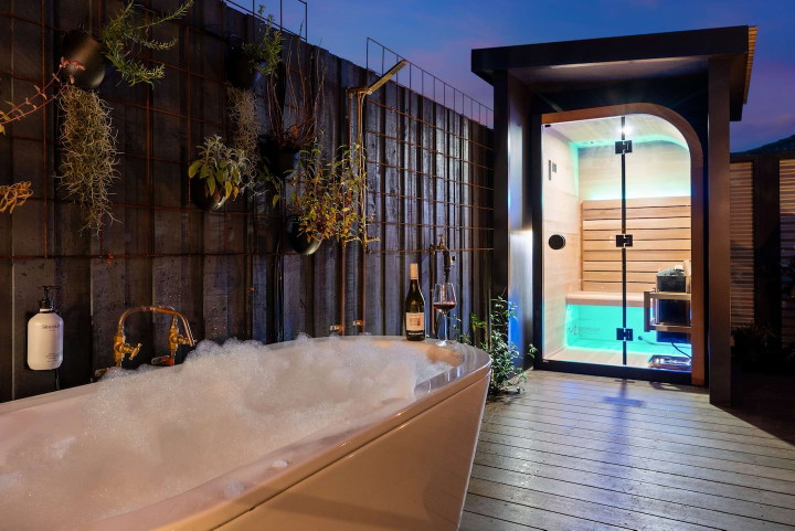 The Nest | Couples Outdoor Bath + Sauna - Shire of Mornington Peninsula
