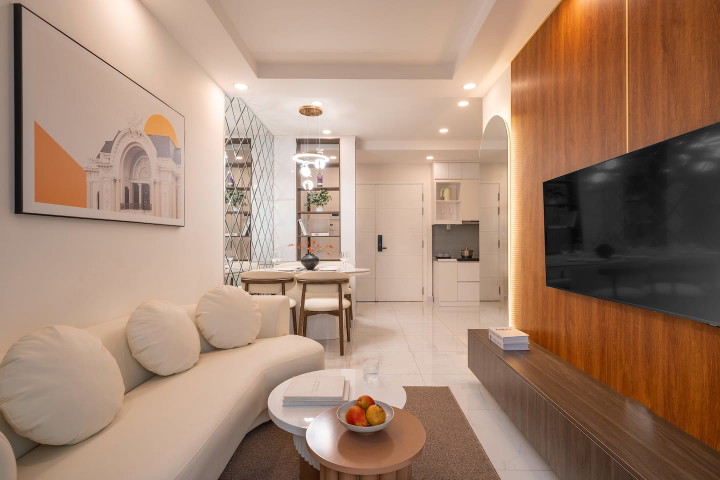 Luxury Apt / 2br /3beds/2wc/rooftop Pool/gym/river - ホーチミン
