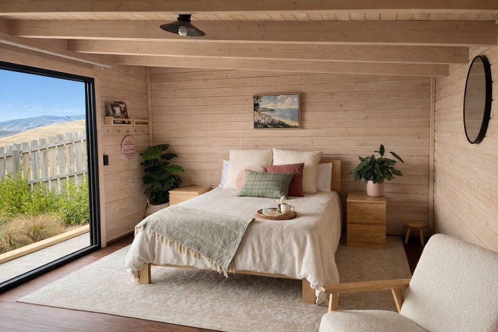 Coastal Cabin With Ocean Views & Spa - Christchurch