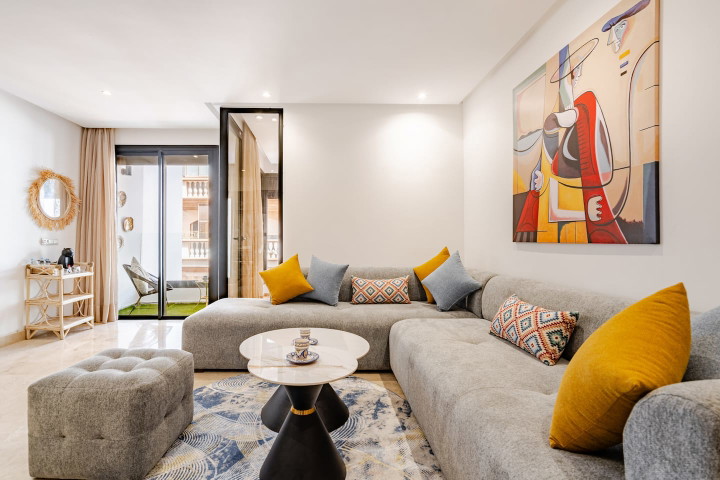 Modern Studio Burgundy Near Hassan Ii Mosque - Casablanca