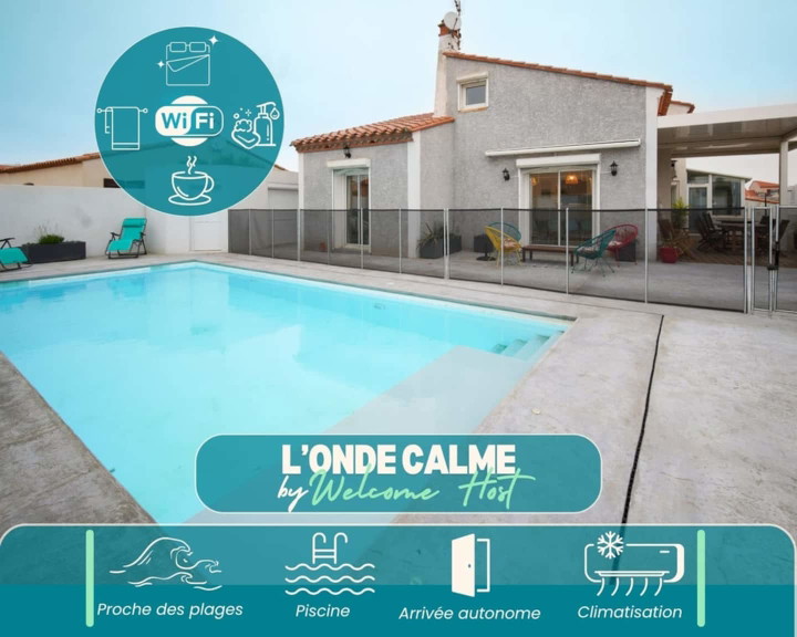 L'onde Calme, Charming Villa With Pool - Saint-Laurent-de-la-Salanque