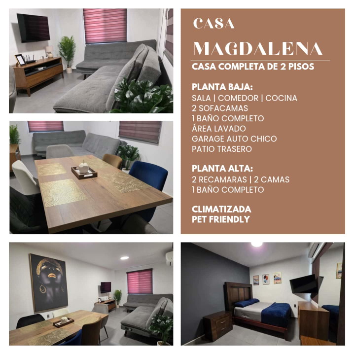 Casa Completa 2 Pisos, 4 Camas, 2 Baños, Cochera. - Heroica Veracruz
