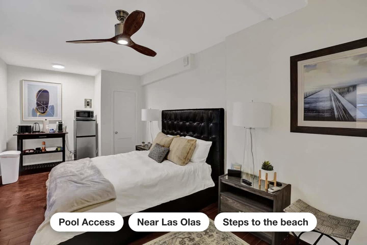 Studio Steps To Beach | Pool + Private Entry - Fort Lauderdale