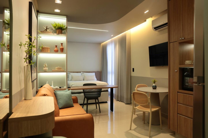 Stay510# Studio Premium | Região Nobre, Andar Alto - Anápolis