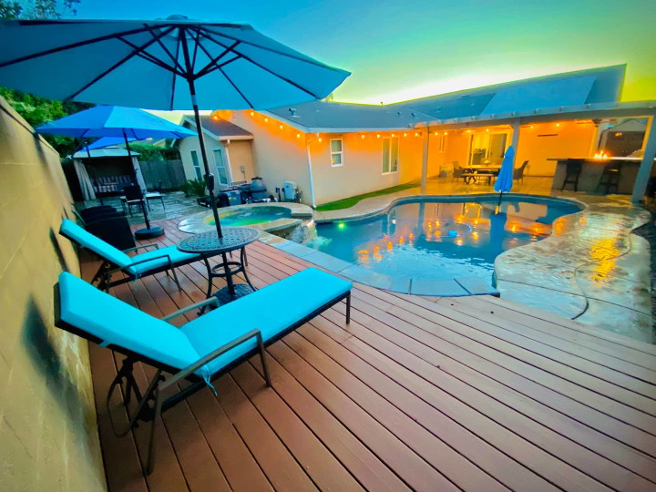 Beautiful Home W/pool,spa,fire Pit &Outdoor Grill. - Fresno, CA