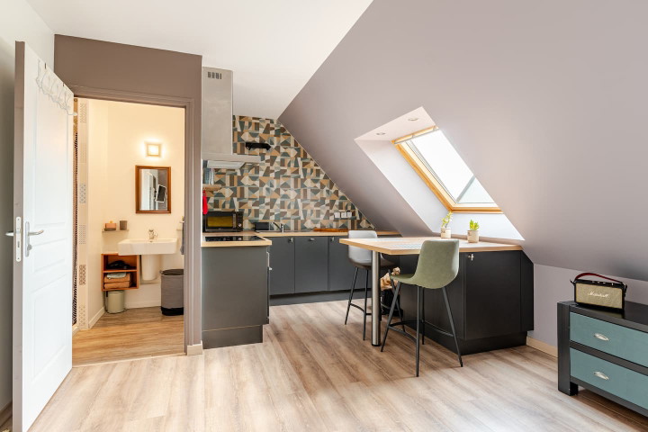 Le Nid Du Colombier, Peaceful Independent Studio - Urville-Nacqueville