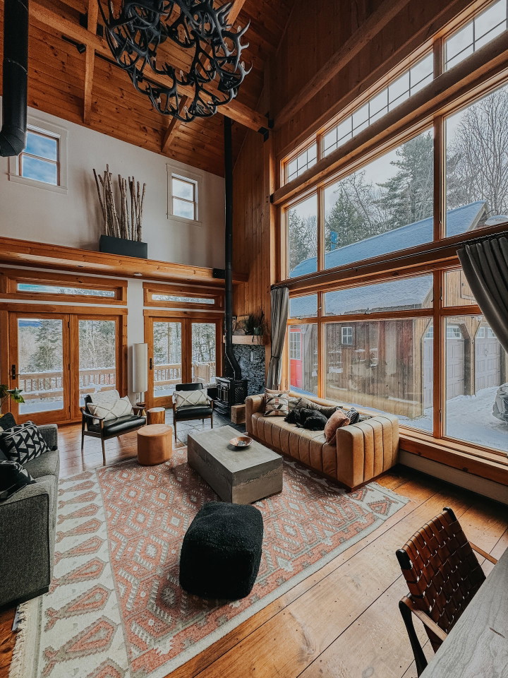 Modern Post&beam W/ Hot Tub, Waterfall, Mtn. Views - Stowe, VT