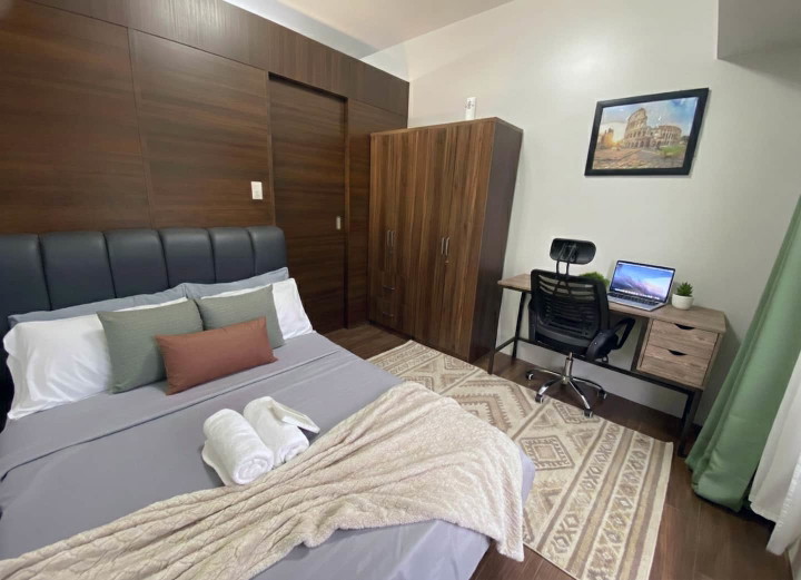 Stylish 1br Air Residences: Wifi & Netflix - Makati