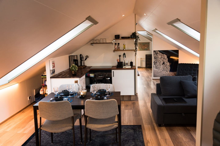 Central Penthouse Loft Ocean View & 6 Skylights - Iceland