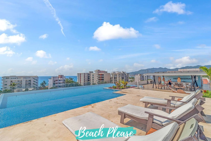 2br, Rooftop Pool W/ Views, & Parking: Vista 101 - Bucerías