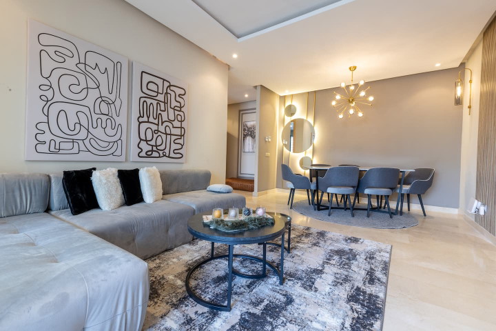 Appartement 2br Lumineux Et éLégant Avec Vue - Rabat