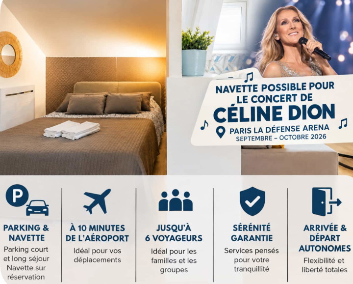 T2 Proche 5 Min Aéroport, Parking Navette - Massy