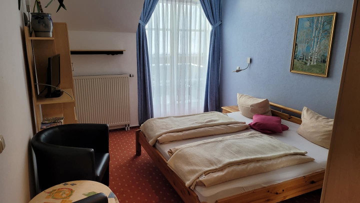 Gasthof Schwarzes Lamm - Balkon Doppelzimmer - Rothenburg ob der Tauber