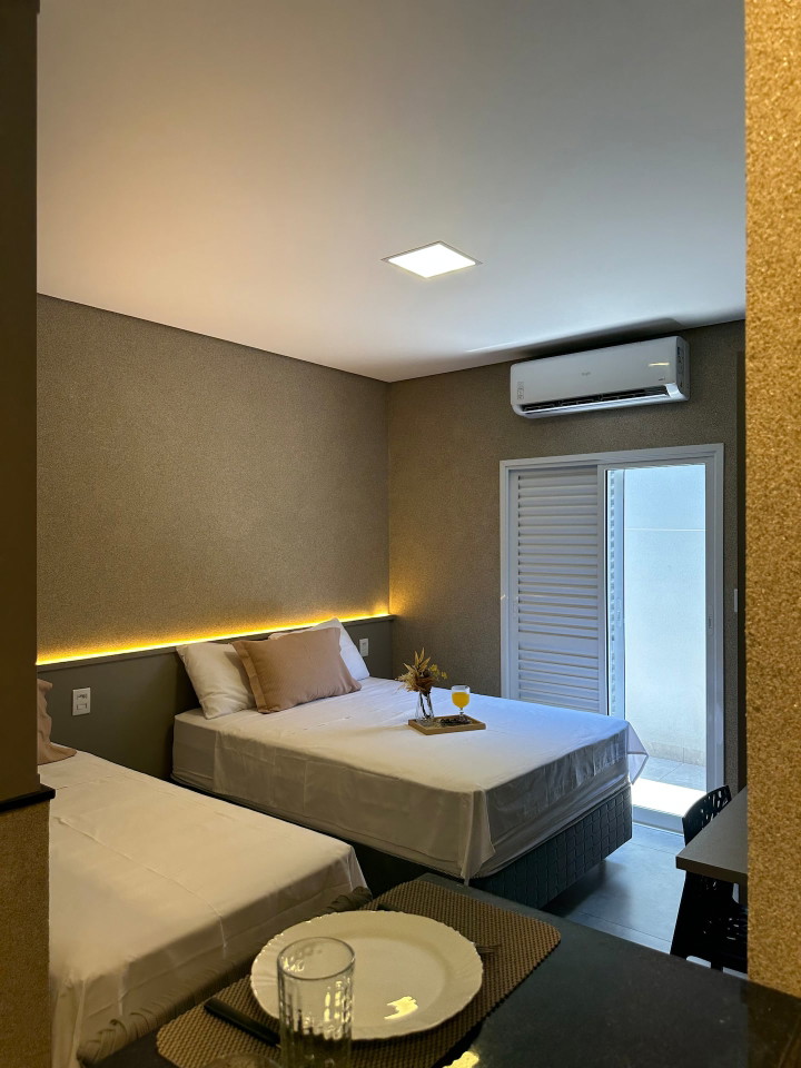 Flat Espanha: Piscina Aquecida E Conforto - Olímpia