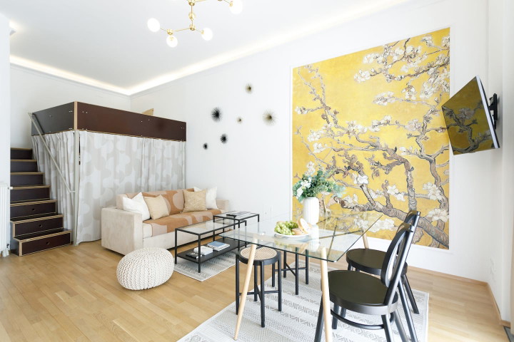 Central Location: Bright Studio W/ Ac & Balcony - Wien