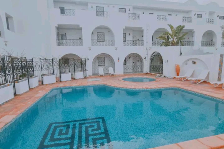 Elegant Apartment "Swimming Pool And Arabesque Charm." - ハンマメット