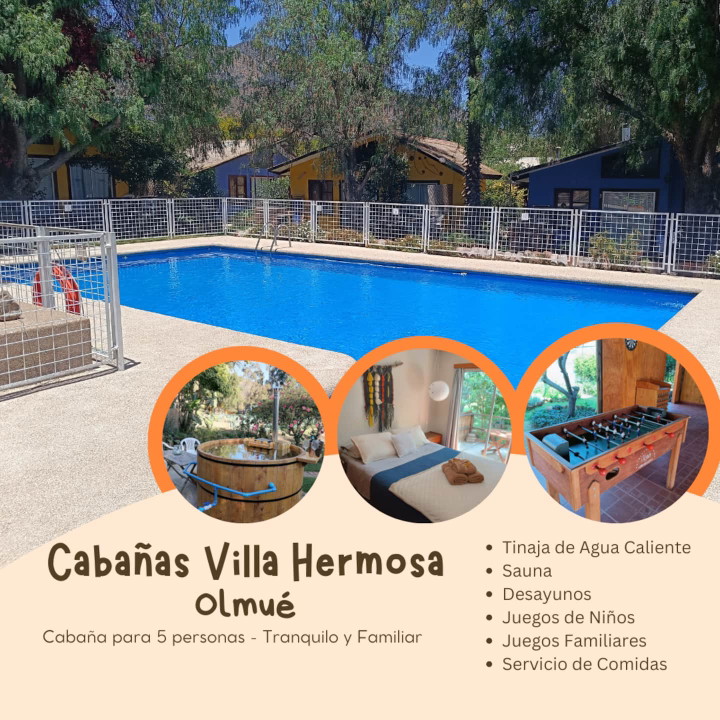 Cabaña 2 Con Piscina Y Tinaja -Villa Hermosa-olmué - Quillota