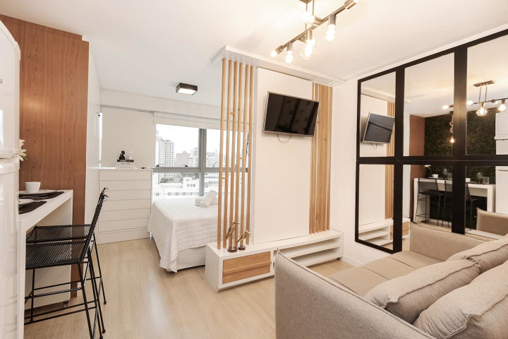 Studio Vista Sete Com Garagem E Piscina - Curitiba
