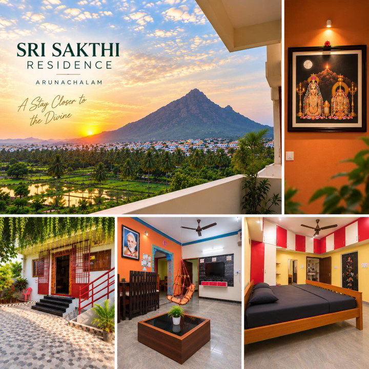 Private 2 Bhk - Modern Ac Villa - Mountain View - Tiruvannamalai