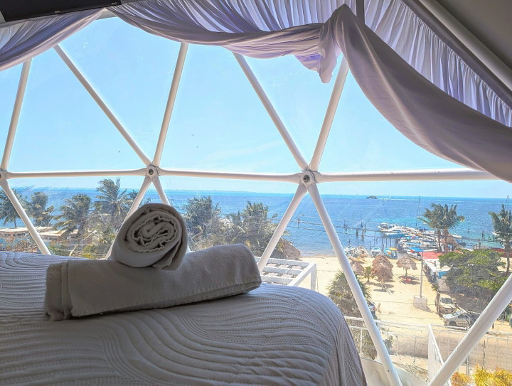 Beach-front Dome Oceanview | Sunrise | Near Ferry - Cancún