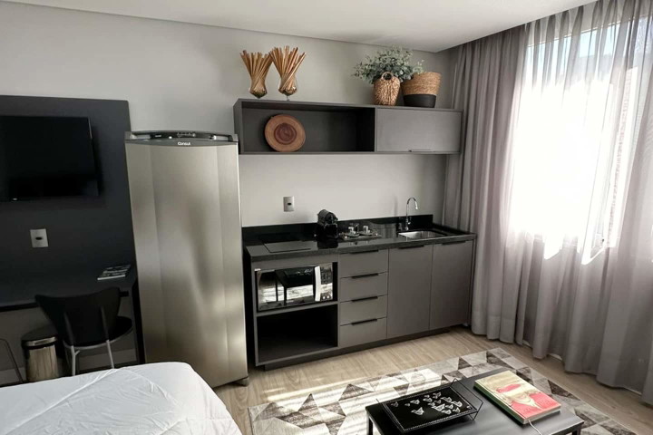 Studio For Up To 3 Guests - Queen Bed And Sofa Bed - Porto Alegre