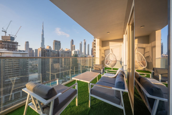 Bel Appartement De 2 Chambres Avec Vue Sur Burj Khalifa 2104 - Émirats arabes unis