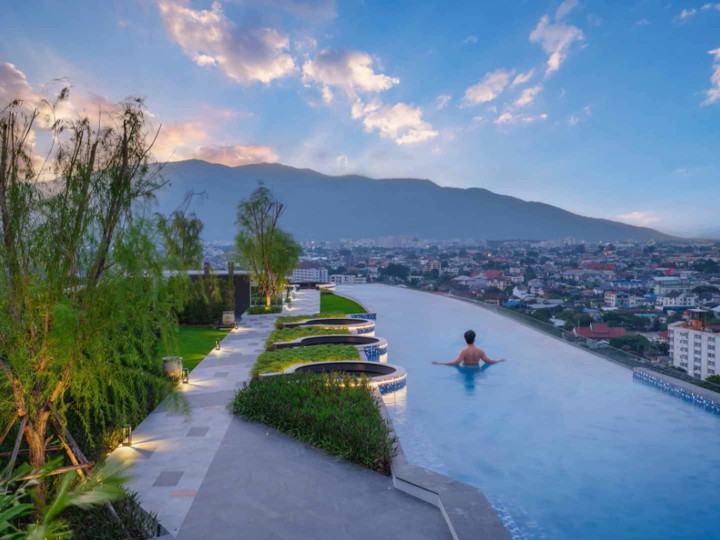 Cozy 1b1b Astra Sky River 150m. Long Rooftop Pool - Thailand