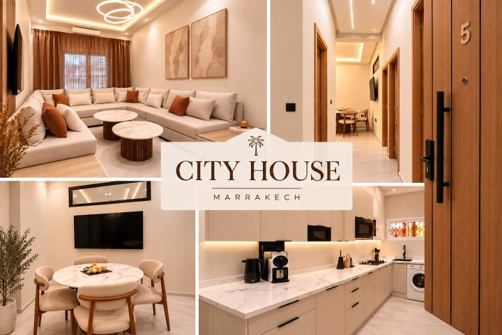 City House3 Pools Secure Residence Central Location - Marrakech