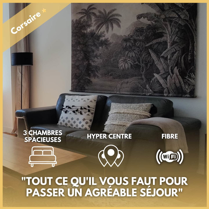 Hyper Centre, Proche Gare Et Plage - 6 Personnes - Granville