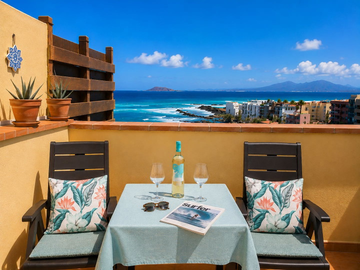 Carlo's Penthouse With Sea View And Terrace - Corralejo