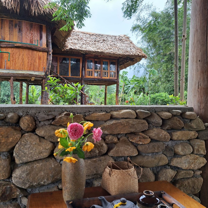 A Private-cosy House By The River In Xoi Farmstay - Hà Giang