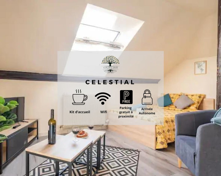 Studio Confortable Et Céleste Avec Parking - Sarrebourg
