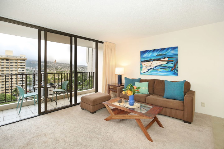 [Waikiki Banyan # 1105-t2] 11th Floor Mountain View, Full Kitchen, Air Conditioner, Free Parking - 夏威夷