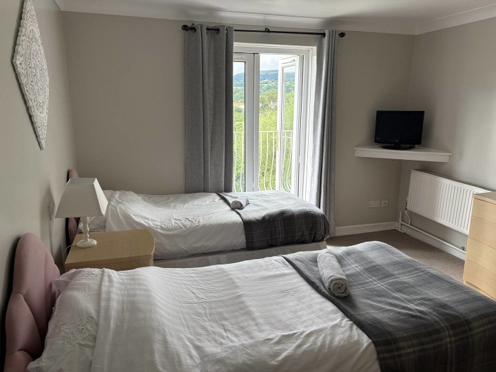 Twin-standard-sdb Privée Avec Baignoire-vue Sur La - Crickhowell