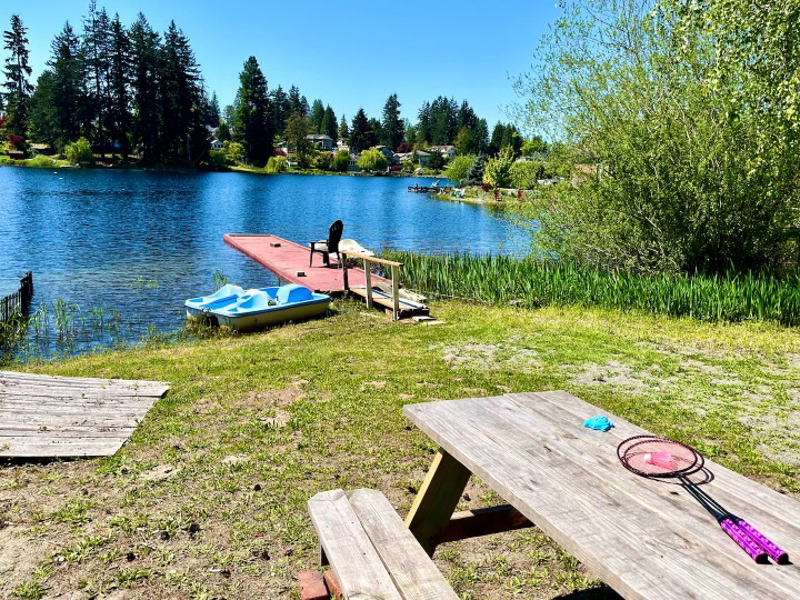 Brown Door At Lake Serene - Whidbey Island