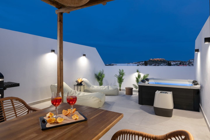 Onar Luxury Suite Gaia Jacuzzi Terrace Acropolis - Rhodes