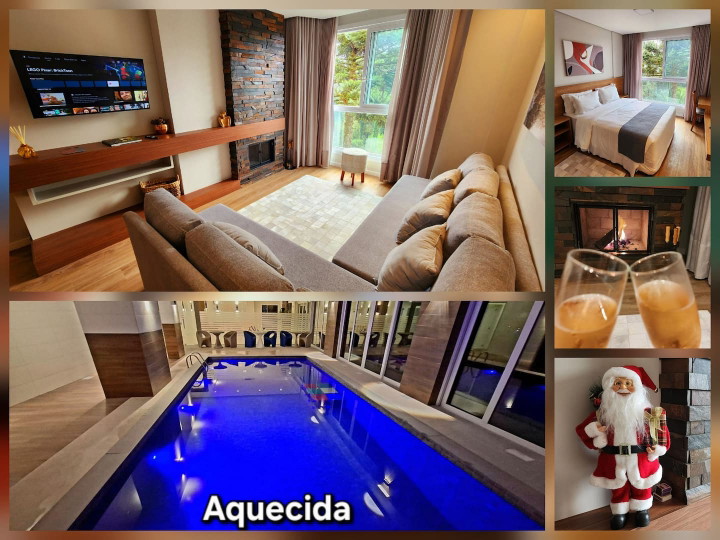 Appartement Avec Cheminée Et Piscine Chauffée à Canela - Canela