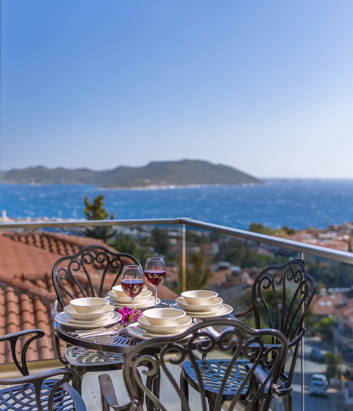 Happy Kaş 2+1 With Balcony And Sea View - Kaş