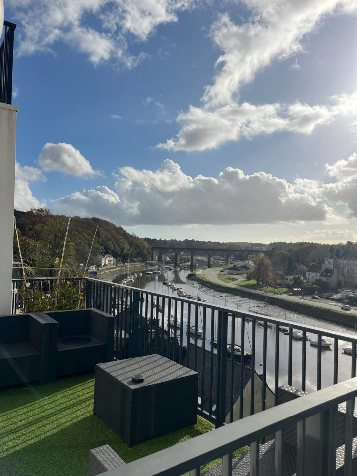 Panoramique, Balcon Avec Vue Sublime Sur Le Blavet - Caudan