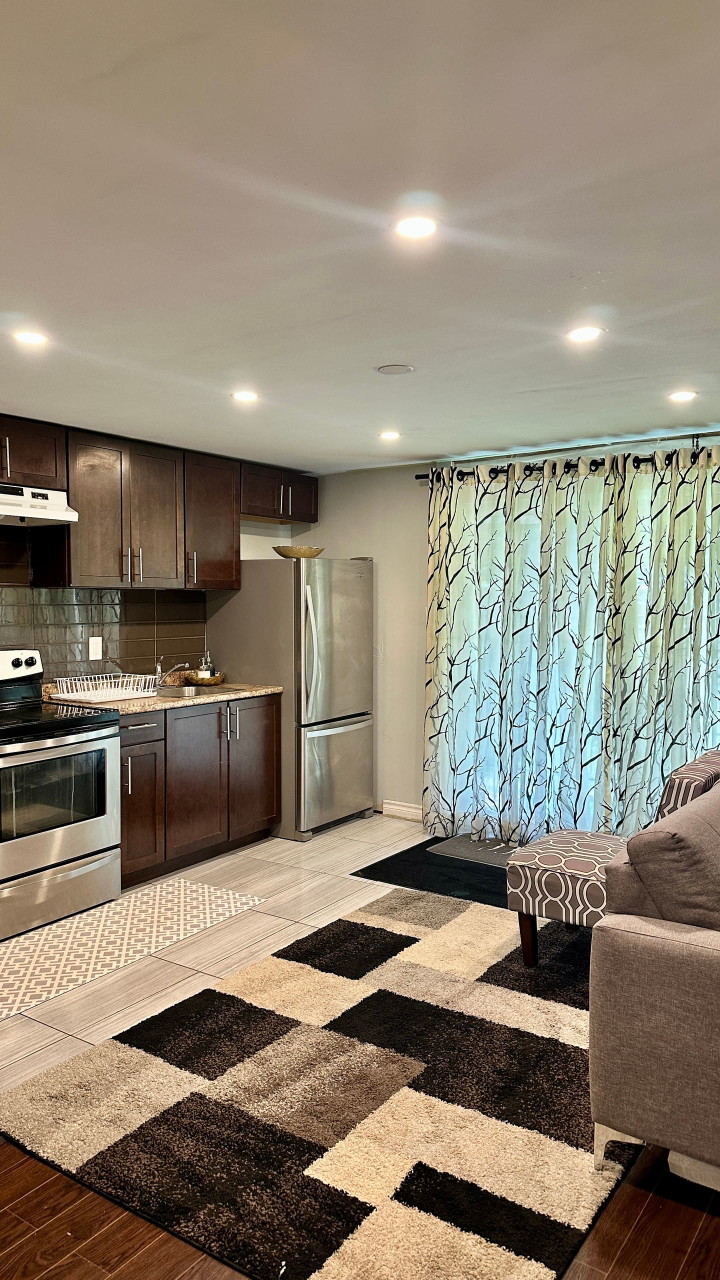 Spacious Furnished Basement Apartment - Ajax