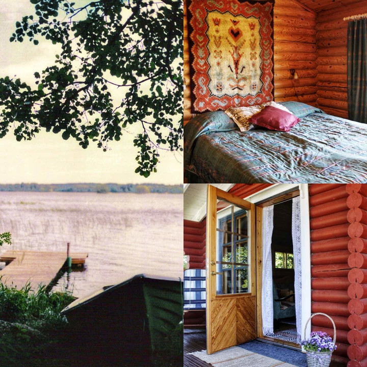 Viihtyisä Hirsimökki Järven Rannalla - Lempäälä